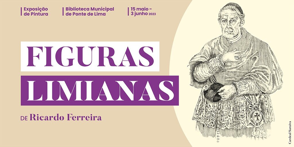"Figuras limianas” em exposição na biblioteca