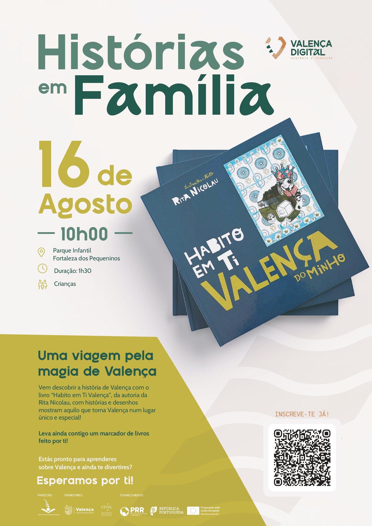 Fortaleza de Valença acolhe iniciativa “Histórias em Família” com Rita ...